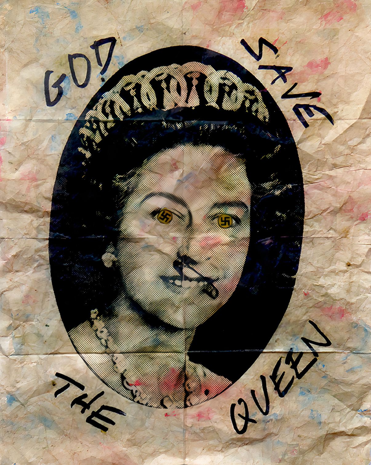Jamie Reid | God Save The Queen 2017 (Swastika Eyes) | Buy & Sell | FairArt