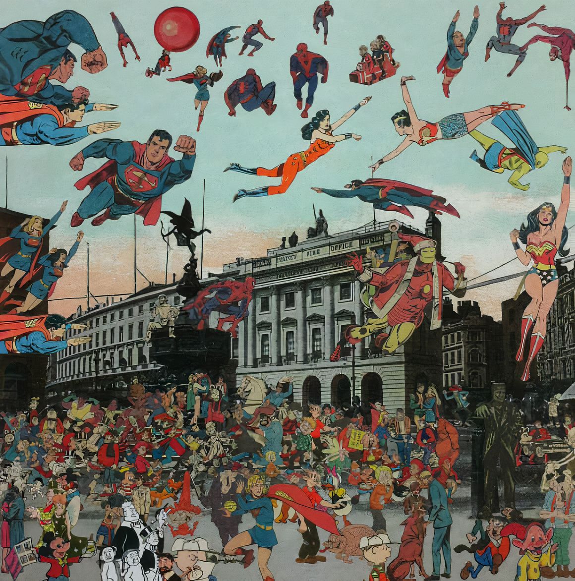 Peter Blake | London - Piccadilly Circus - The Convention of Comic Book ...